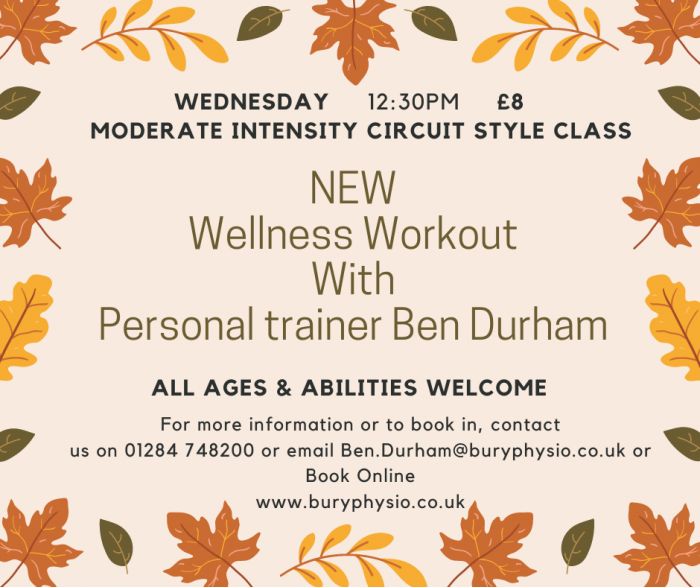 ***NEW EXERCISE CLASS*** - Bury Physio